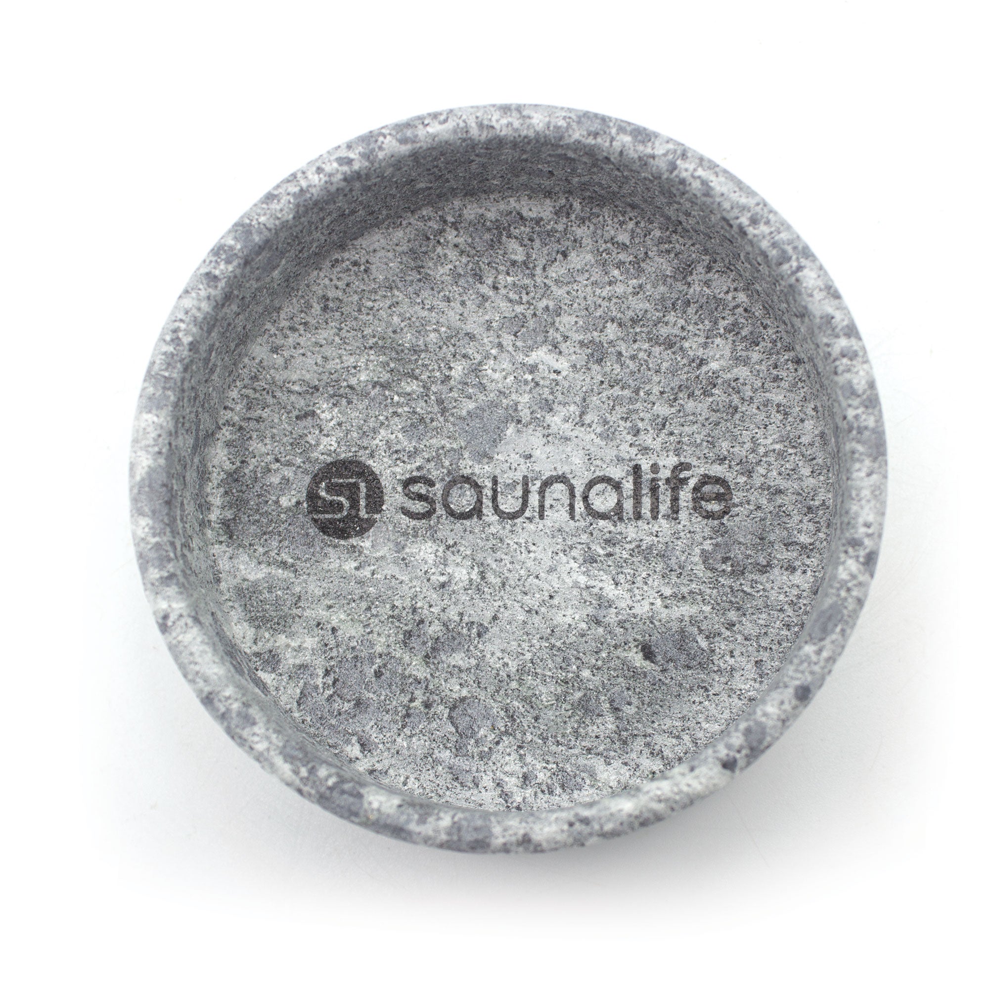 SaunaLife Engraved Coaster and Aroma Cup for Saunas